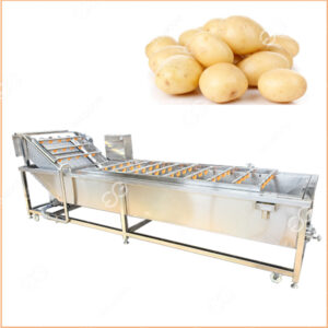Commercial Bubble Potato Washing Machine For Sale 500KG/H