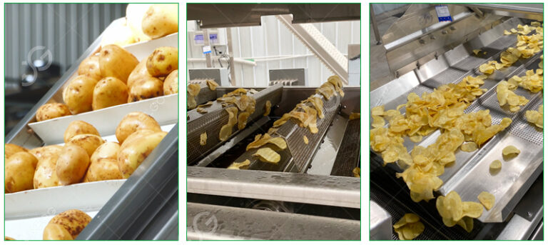 Potato Chips Manufacturing Making Line for Chips Factory - Potato ...